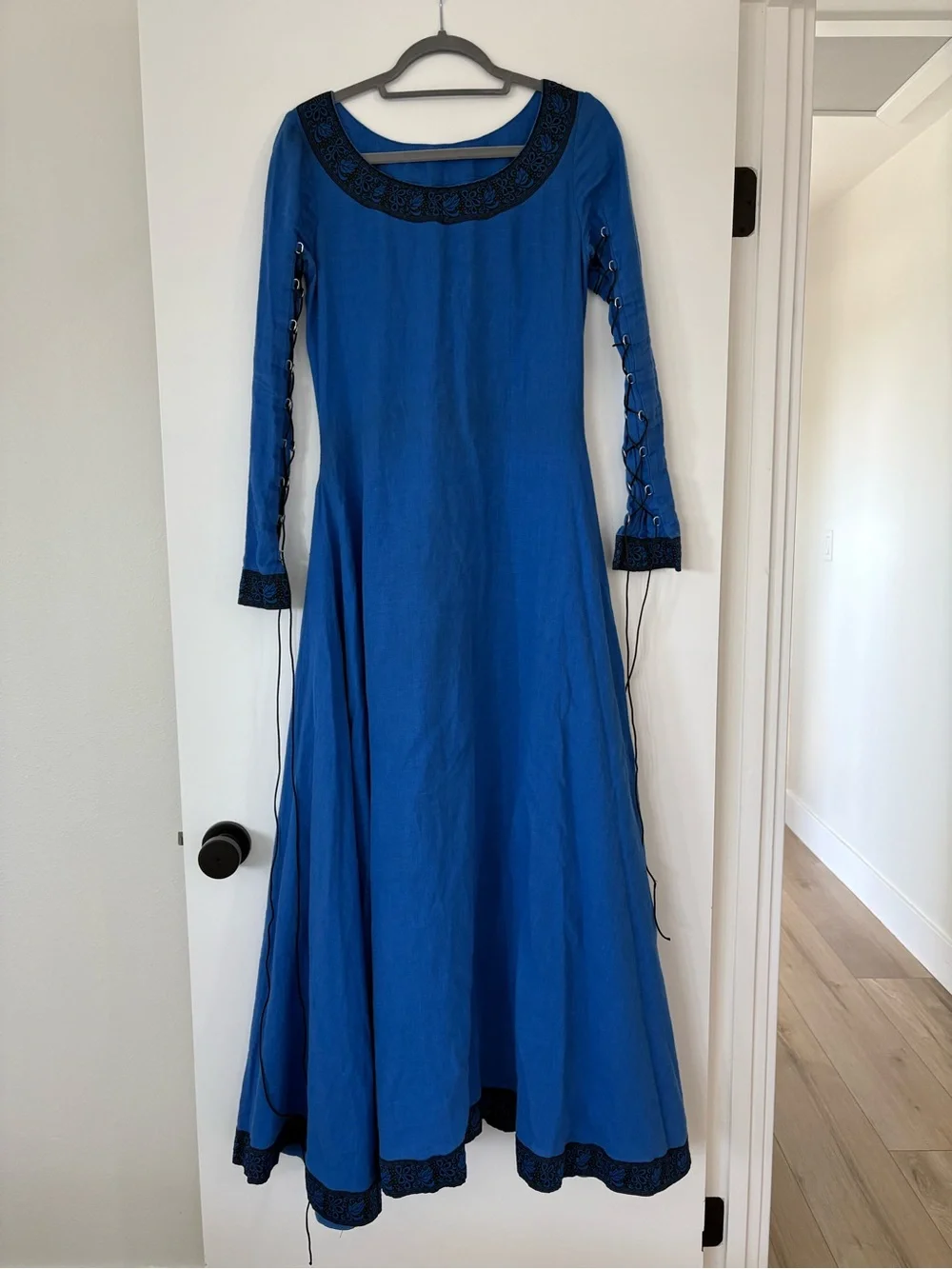 Dresses | Blue Linen Dress | Poshmark